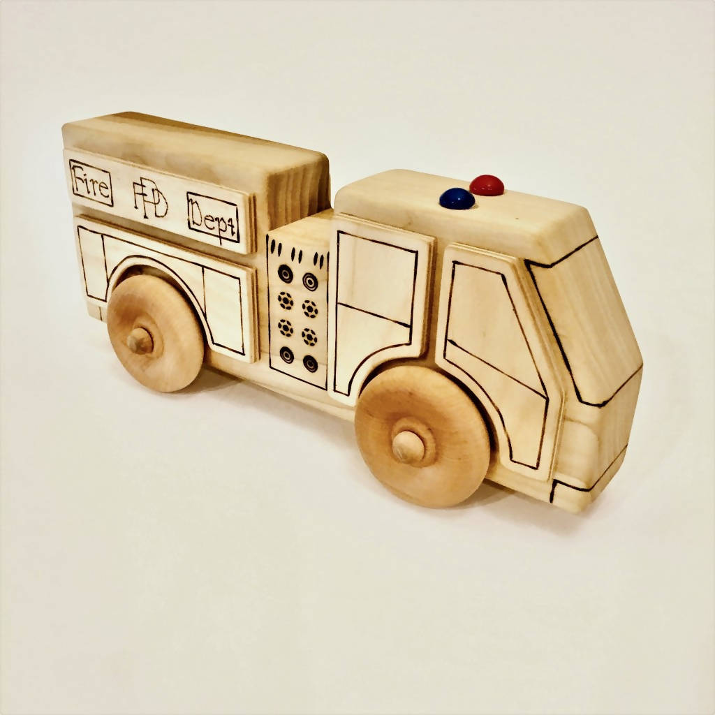 Wooden Fire Engine – Gather Arizona Express